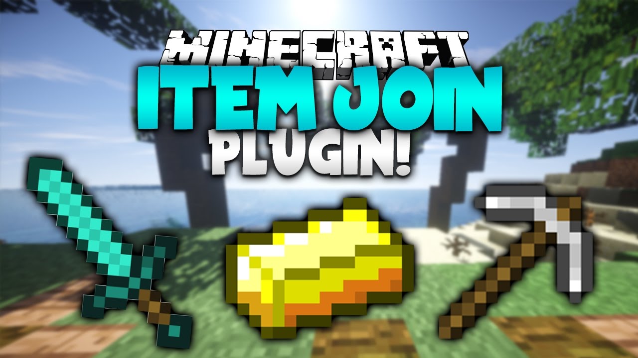 Item Join Minecraft Plugin Tutorial Youtube
