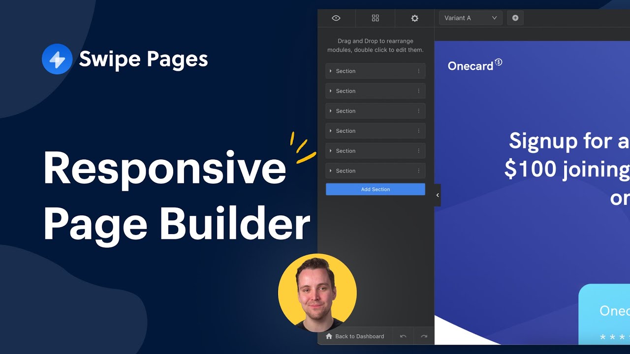 Swipe Pages Responsive Page Builder Youtube