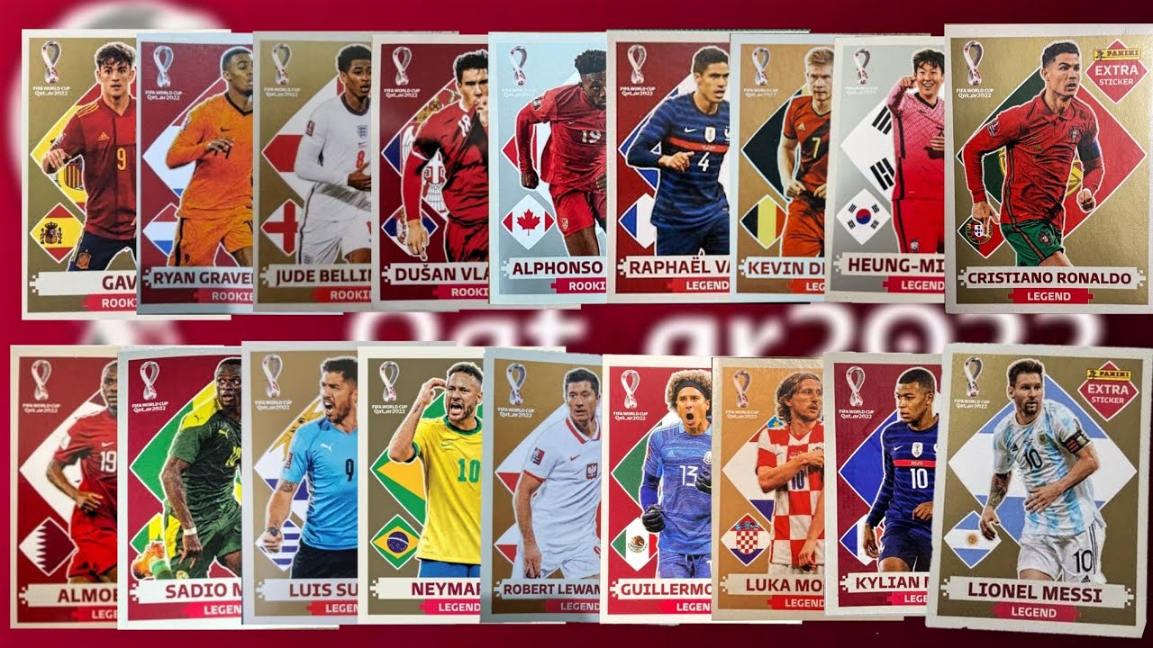 Coleccion Completa De Los Extra Stickers De Panini Del Mundial De La