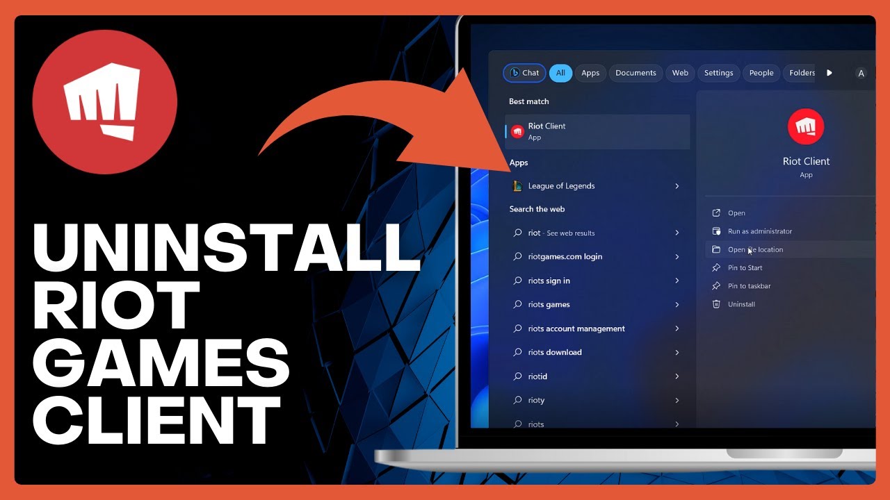 How To Uninstall Riot Games Client On Windows 10 11 Easy Youtube
