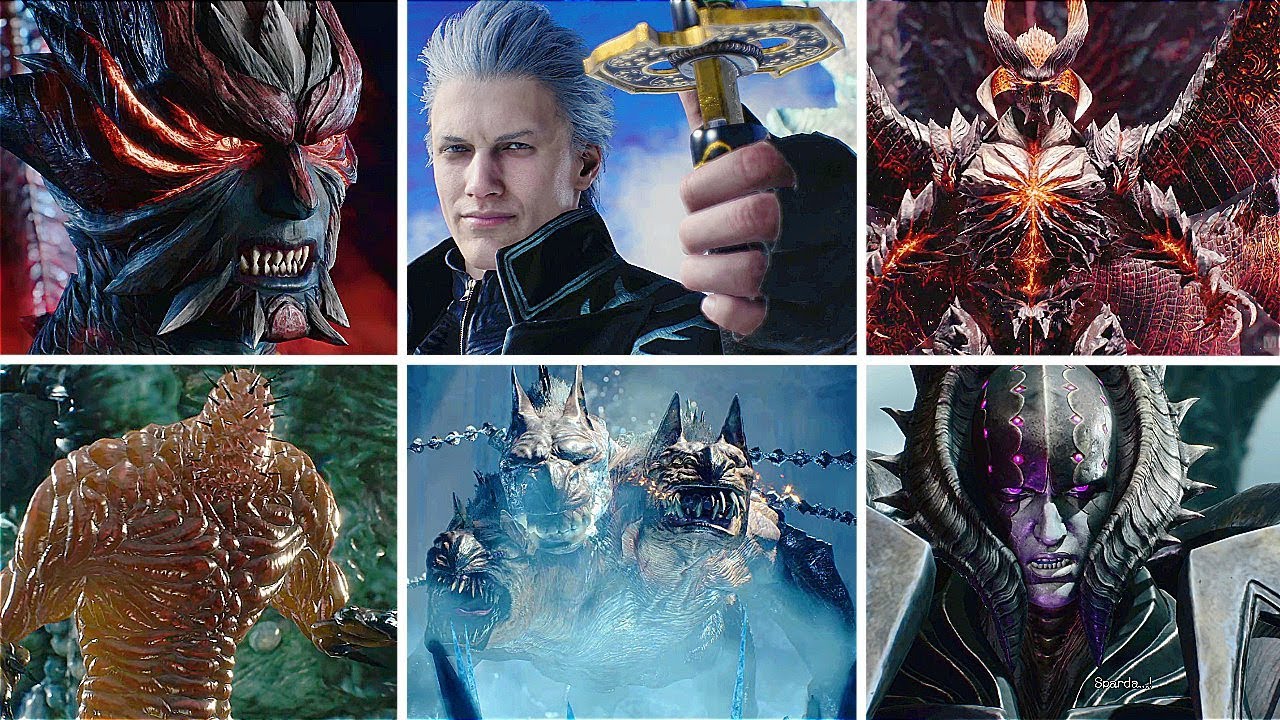 Devil May Cry 5 All Bosses Boss Fights Ending Youtube