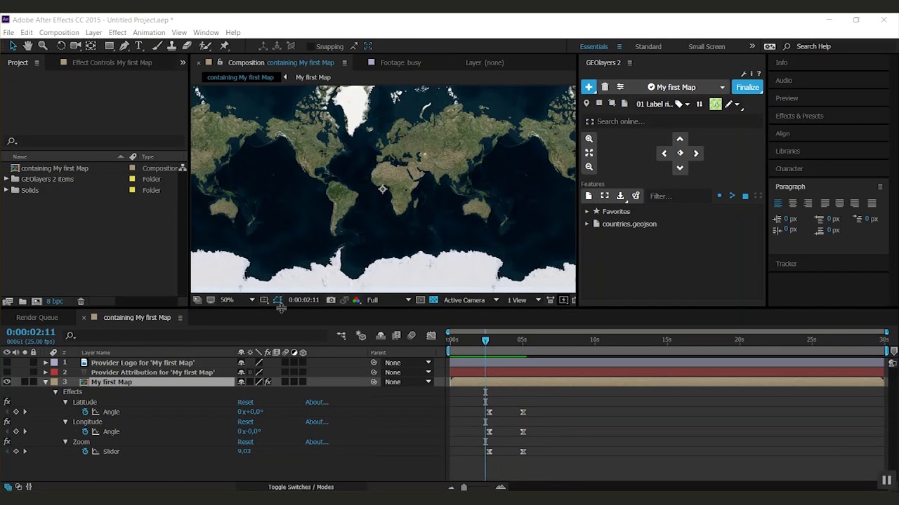 Geolayers 2 Tutorial 01 Basics Youtube