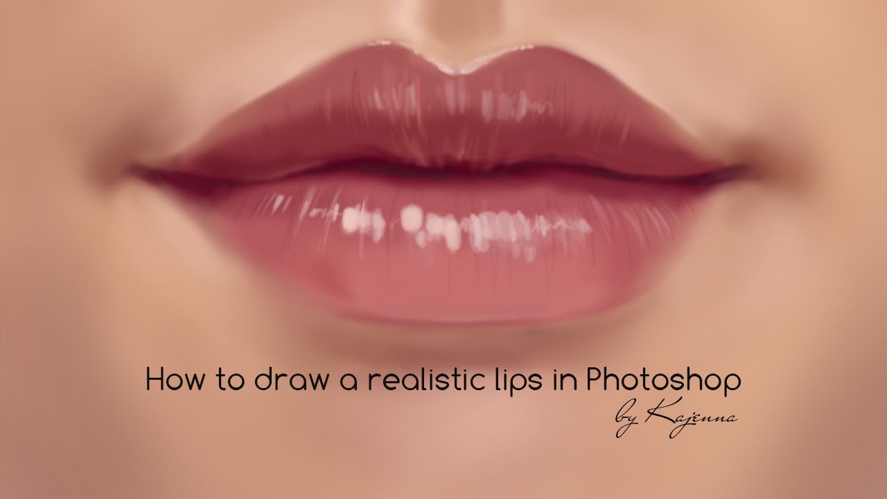 Lips Drawing Digital Lipstutorial Org