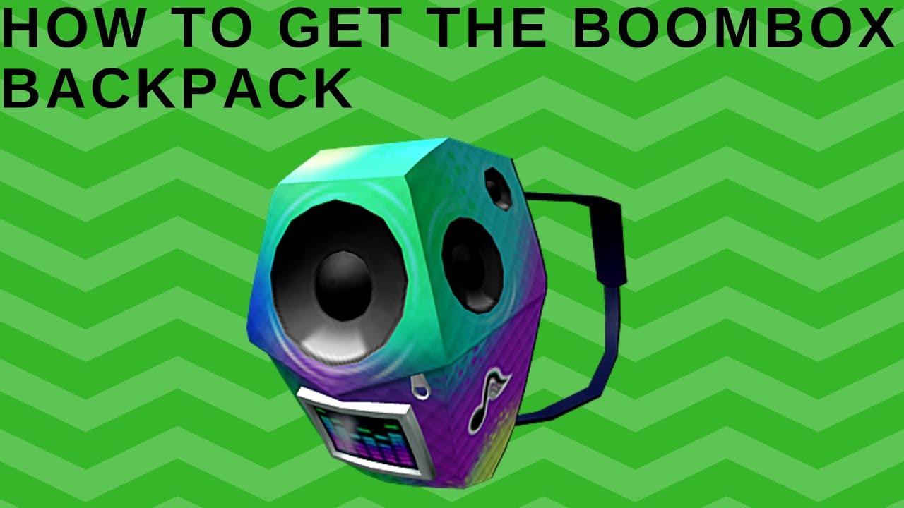 How To Get The Boombox Backpack Roblox Pizza Party Event Youtube