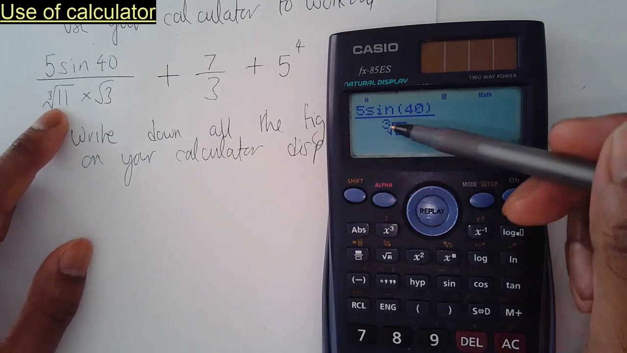 01 Use Of Calculator Youtube