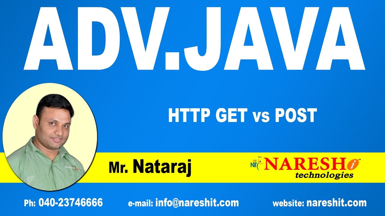 Http Get Vs Post Advanced Java Tutorial Youtube