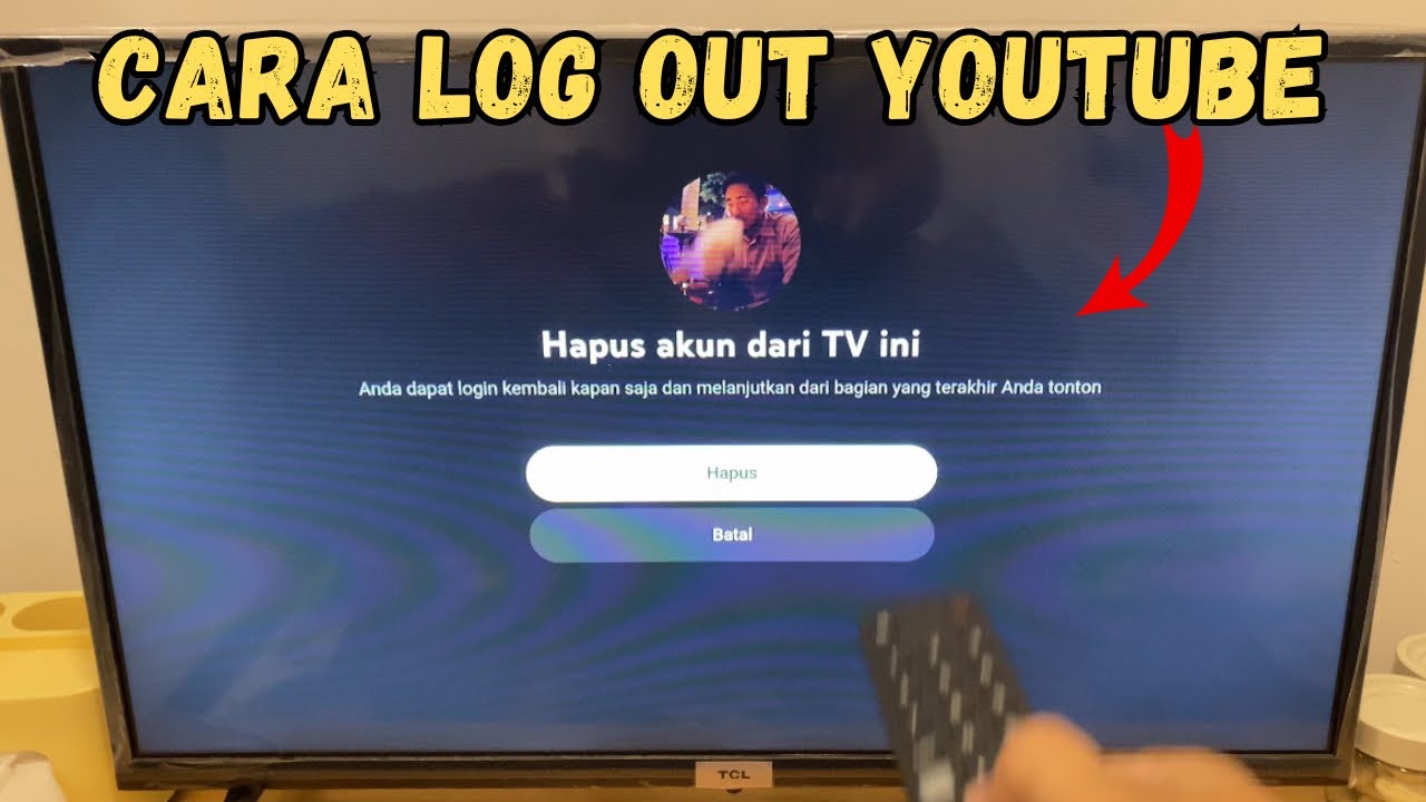 Cara Log Out Akun Youtube Di Android Tv Youtube