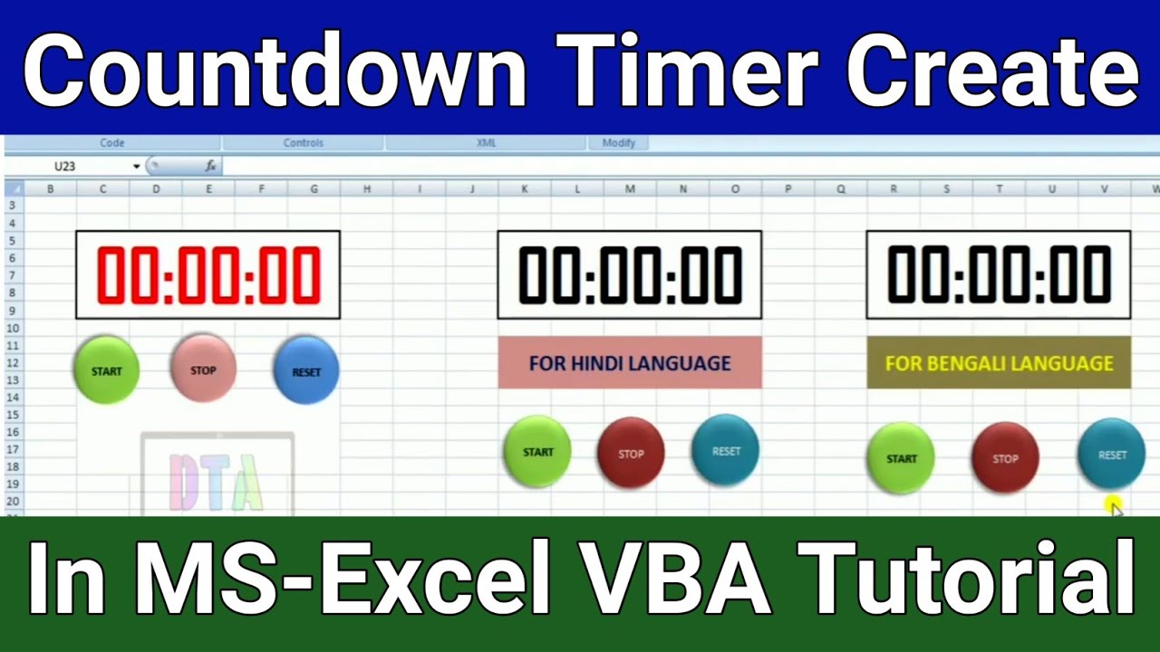 How To Add Countdown Timer In Excel At Bella Julio Blog