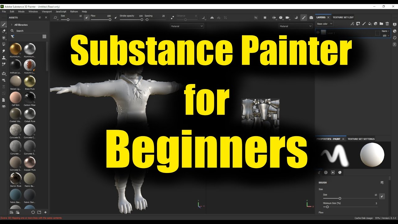 How To Use Substance Painter Spp For Beginners Tutorial 2023 Youtube