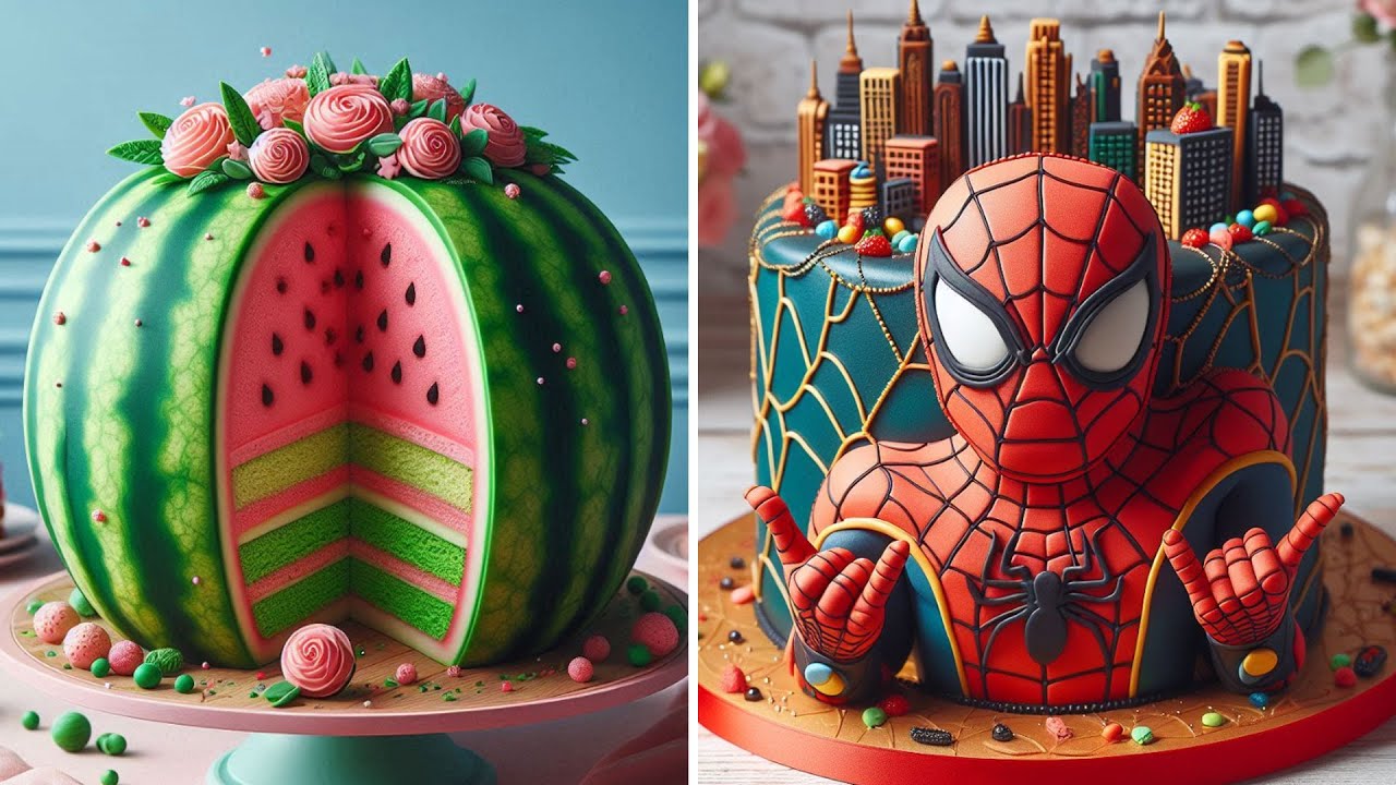 Top 100 Oddly Satisfying Cake Decorating Compilation Awesome Cake