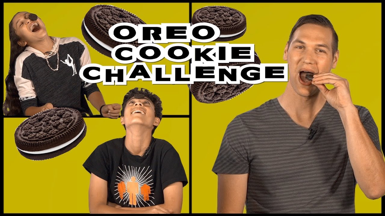 Oreo Cookie Challenge Face The Cookie Youtube