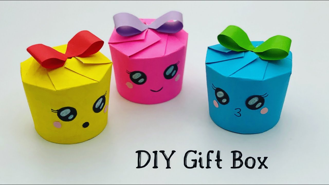 Diy Paper Craft Ideas Gift Box At Britt Gilliard Blog