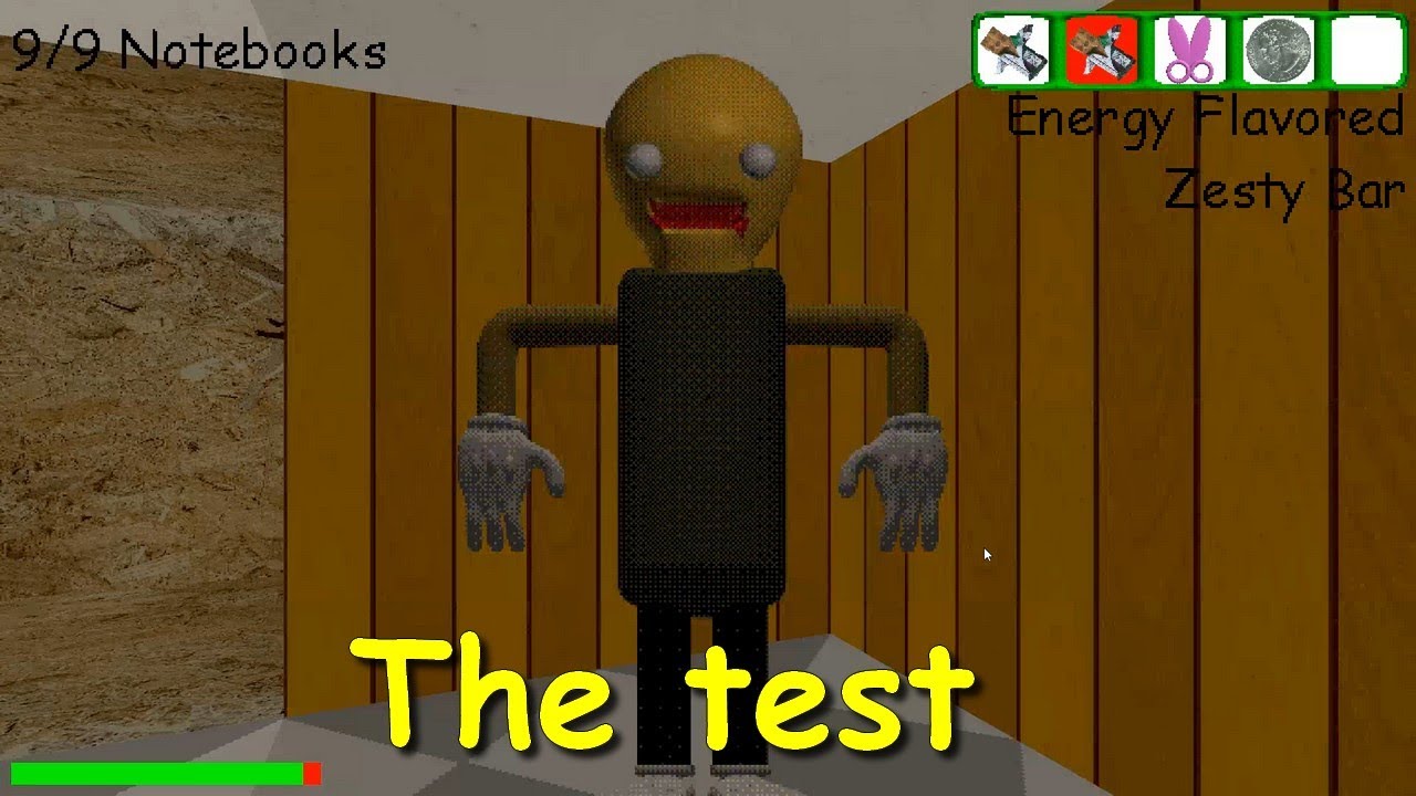 New Character The Test Baldi S Basics Plus Early Access Youtube
