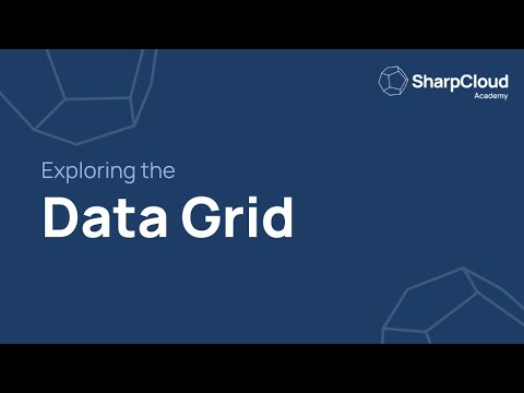 Exploring The Sharpcloud Data Grid Youtube