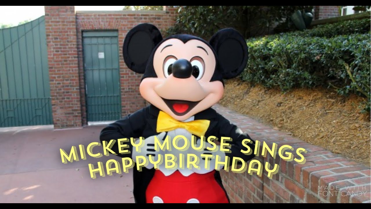 Mickey Mouse Happy Birthday 2