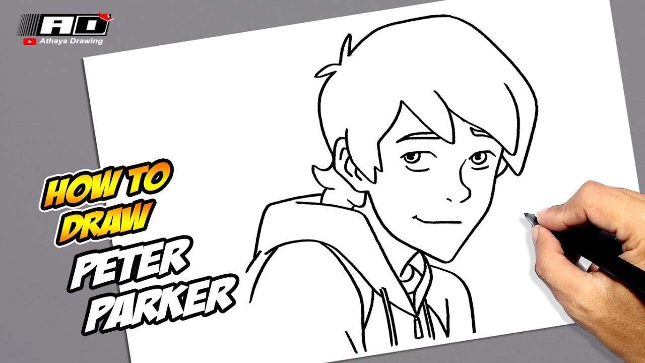 How To Draw Peter Parker Youtube