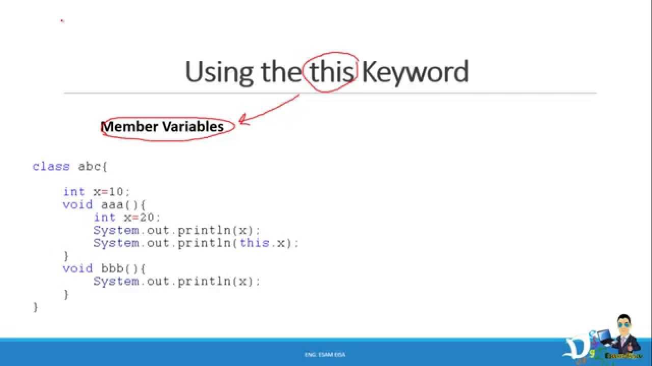 This Keyword In Java Youtube