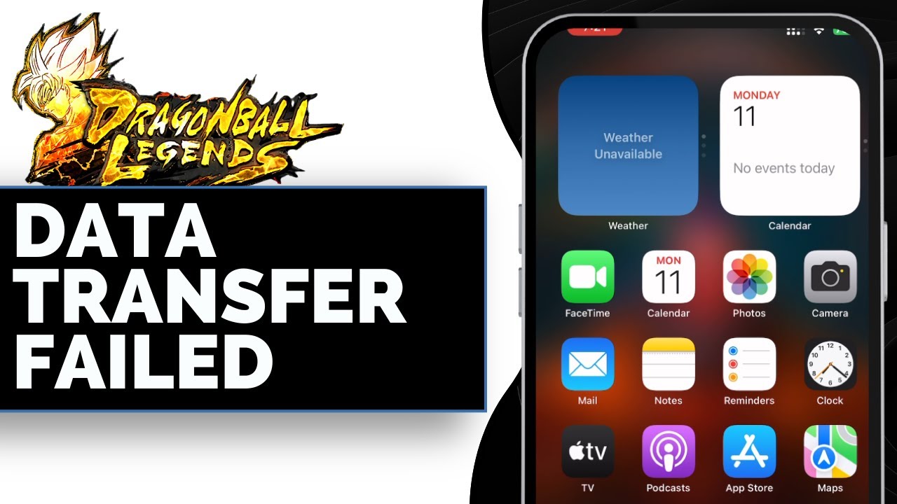 How To Fix Dragon Ball Legends Data Transfer Failed Youtube