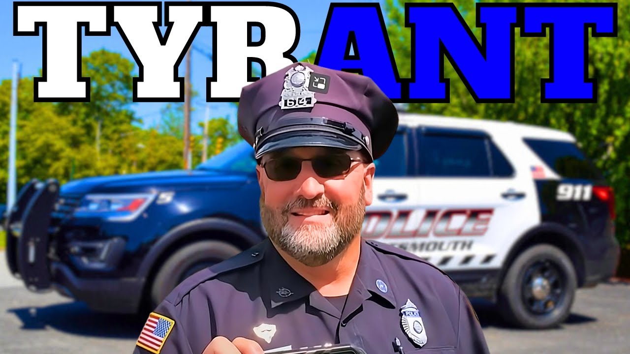 Angry Tyrant Cop Arrests Citizen For Speaking In Public Youtube