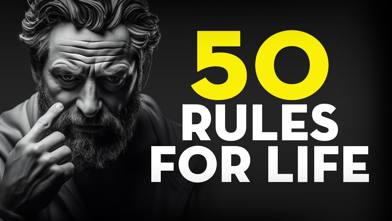 50 Stoic Principles To Transform Your Life Stoicism Youtube