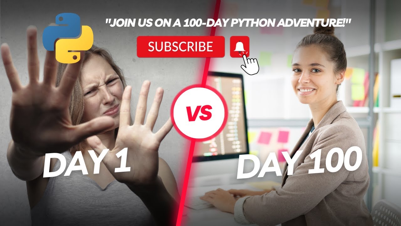 Learn Python In 100 Days Your Coding Adventure Begins Youtube