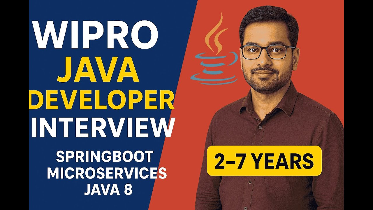 Wipro Java Developer Interview 2 7 Years Experience Java 8 Spring
