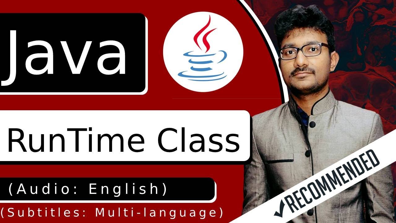 Java Runtime Class Java Course Youtube