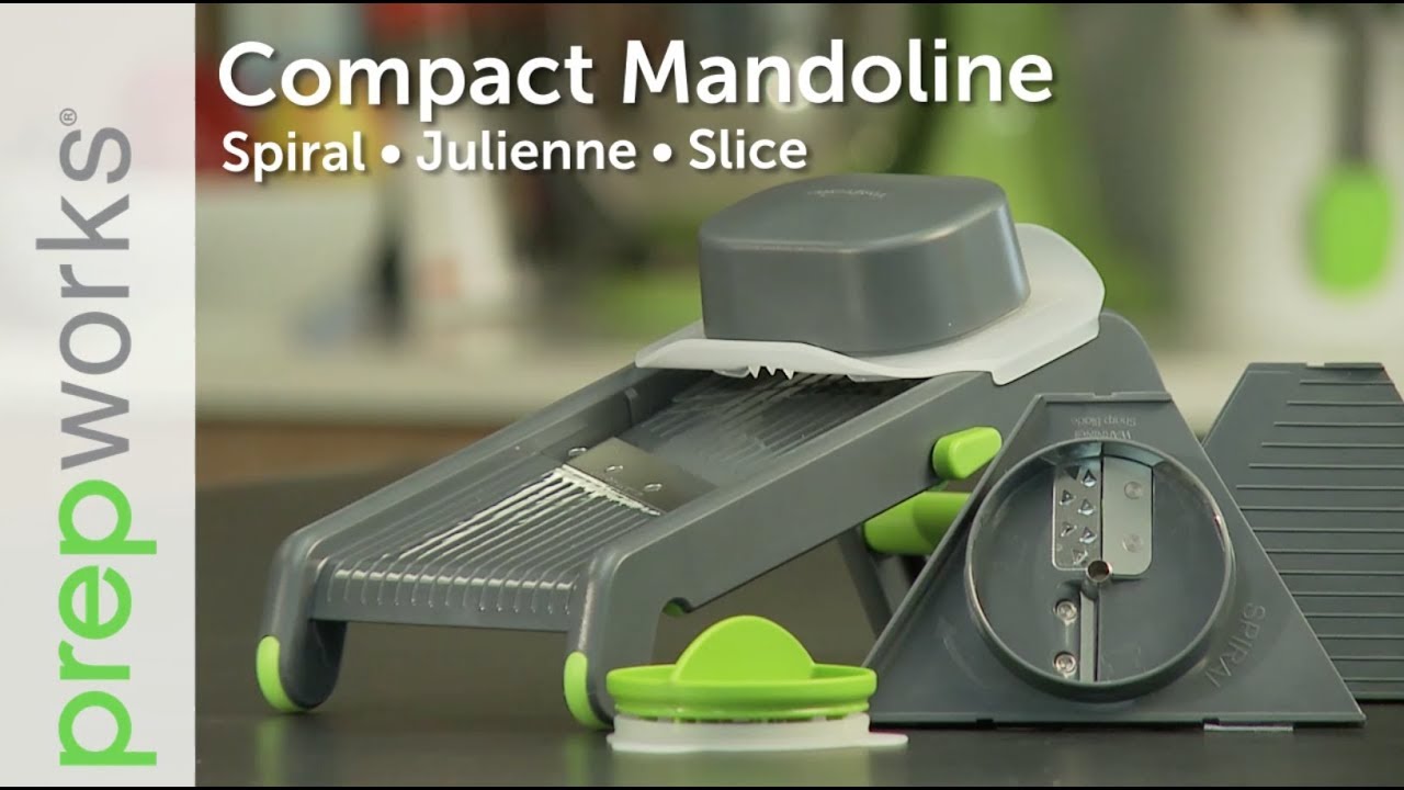 Prepworks Compact Mandoline Slice Julienne Spiral Youtube
