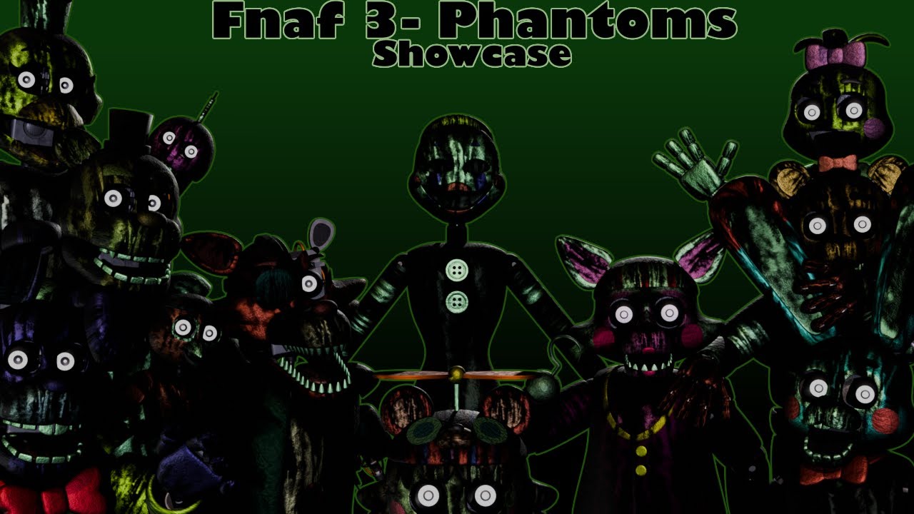 Fnaf 3 Part2 Phantoms Model Showcase Fnaf Blender Youtube