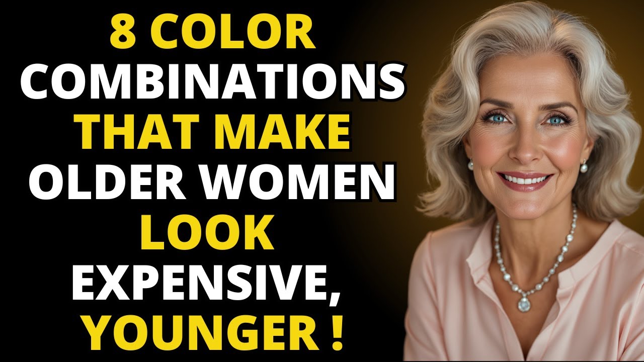 8 Color Combinations That Make Older Women Look Expensive Younger And