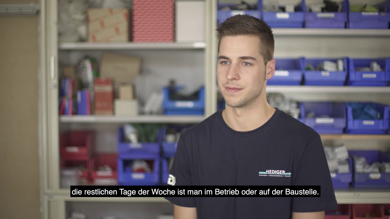 Lehrlingsvideo Markus Hediger Ag Youtube