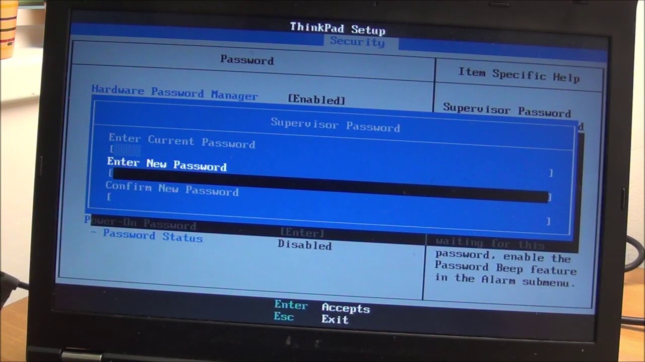 How To Reset Bios Password Lenovo Thinkpad Nevadaenas