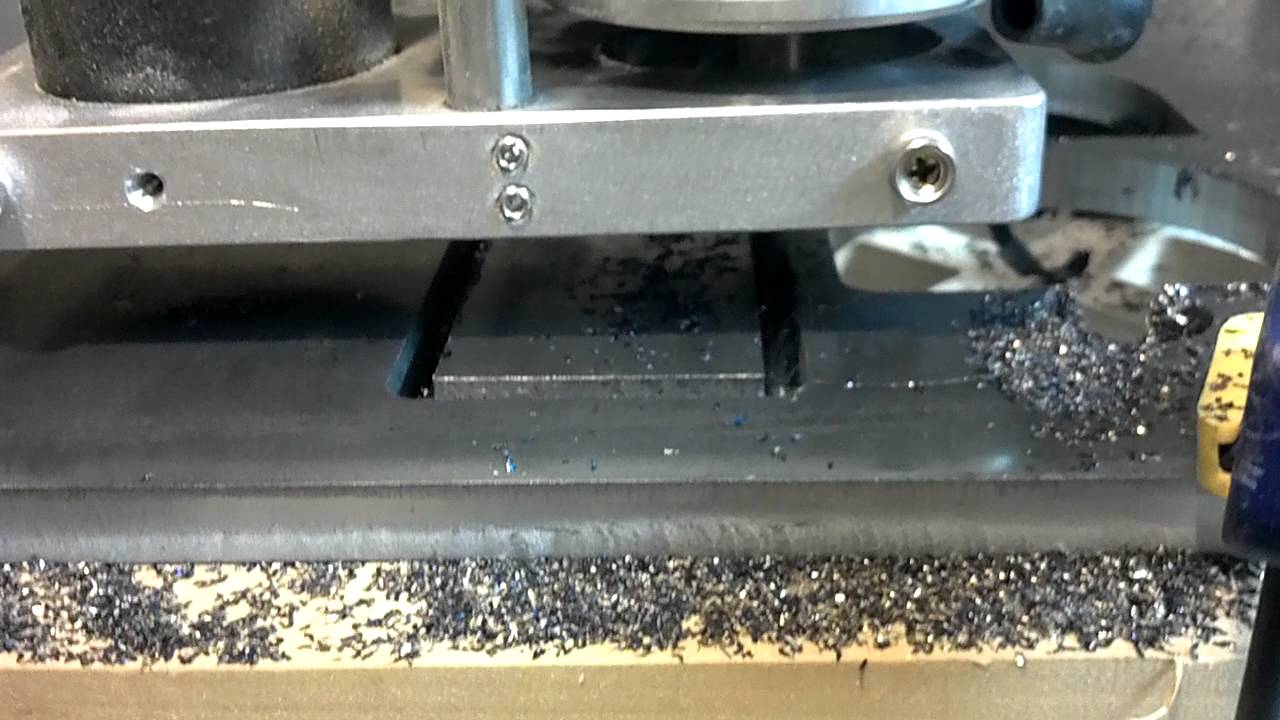 Homemade Cnc Milling Steel Youtube