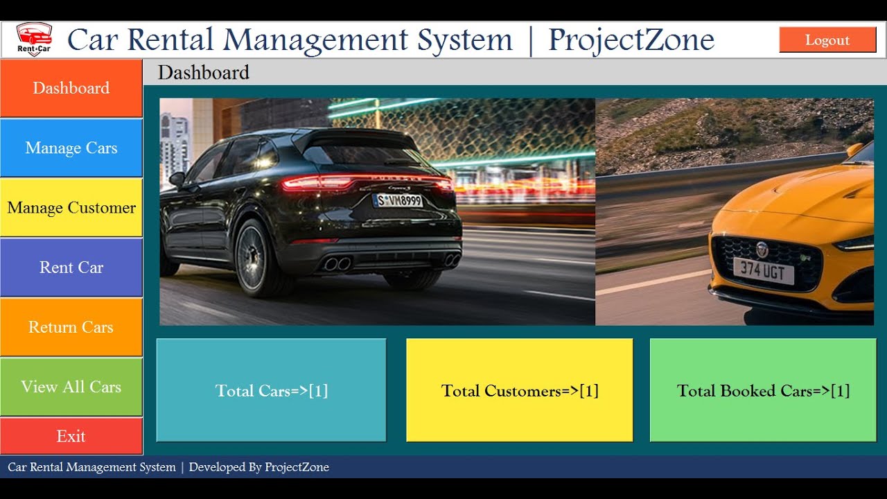 Car Rental Management System With Database In Python Complete Project