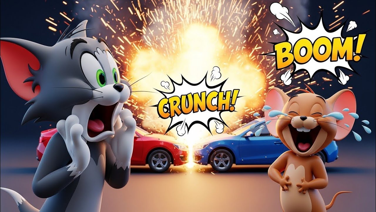 ёяъчёяшв Tom Jerryтащs Hilarious Car Crash Comedy ёятеёяшж Youtube