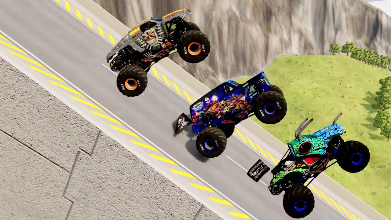 Monster Jam Monster Trucks Insane Monster Jam Truck Crashes