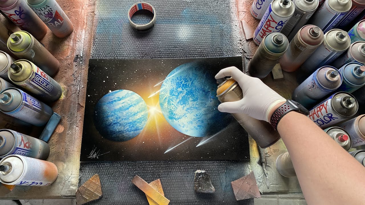 Spray Paint Art Tutorial Beginner At Gail Pagano Blog