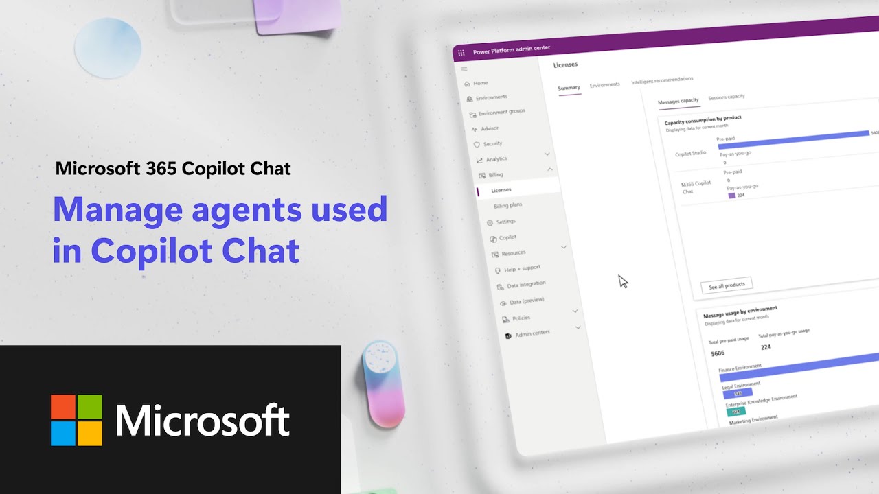Microsoft 365 Copilot Chat Manage Agents Demo Youtube