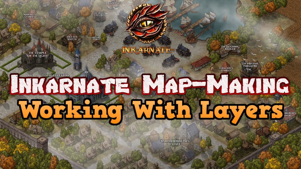 Inkarnate Mapmaking Tutorial Working With Layers Youtube