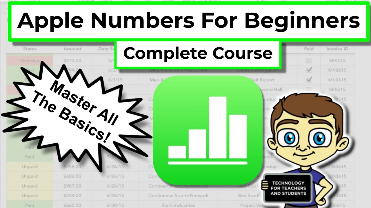 Apple Numbers For Beginners The Complete Course Youtube