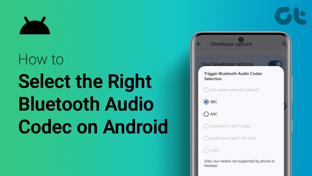 How To Select Bluetooth Audio Codec On Android Enhance Sound Quality