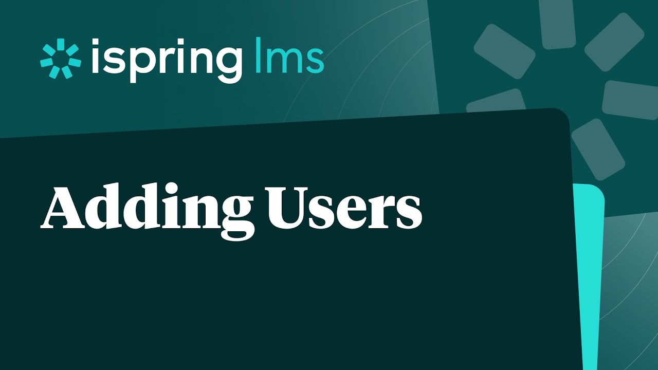 Adding Users Youtube