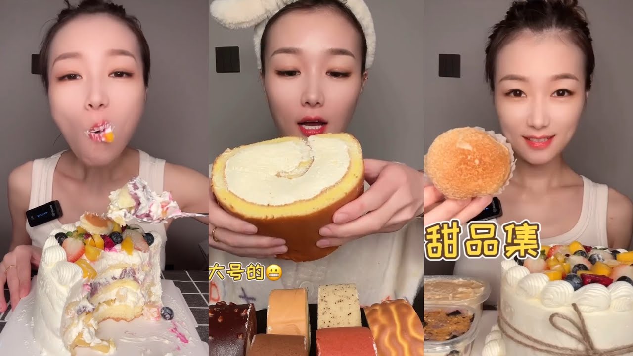 Asmr Mukbang Mukbang Sound Assorted Dessert Dessert Youtube