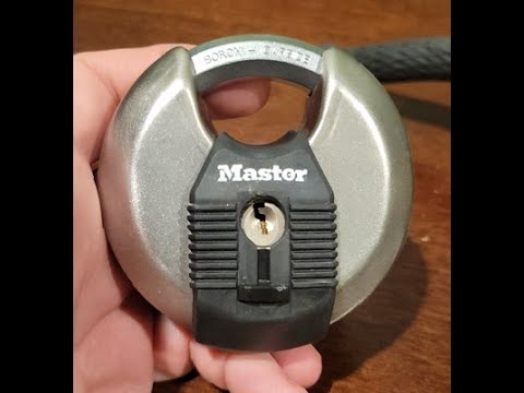 68 Picking Master Lock M50xd Disk Lock Youtube