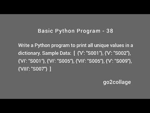 Ep 38 Language Python Basic Program I Go2collage Youtube