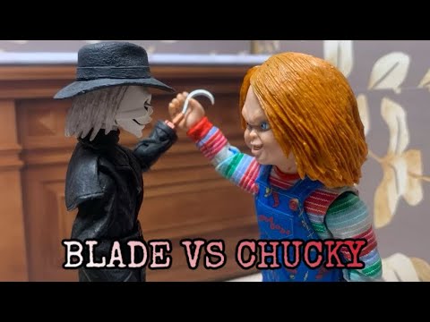 Blade Vs Chucky Stop Motion Youtube