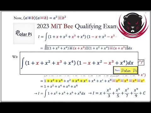 2023 Mit Integration Bee Qualifying Exam Problem 4 Youtube