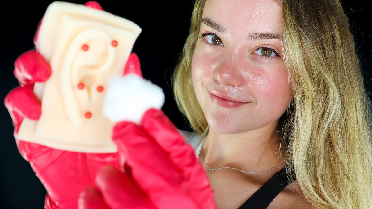 Asmr Ear Cleaning Acupuncture Roleplay Exam Gloves Whispers Youtube