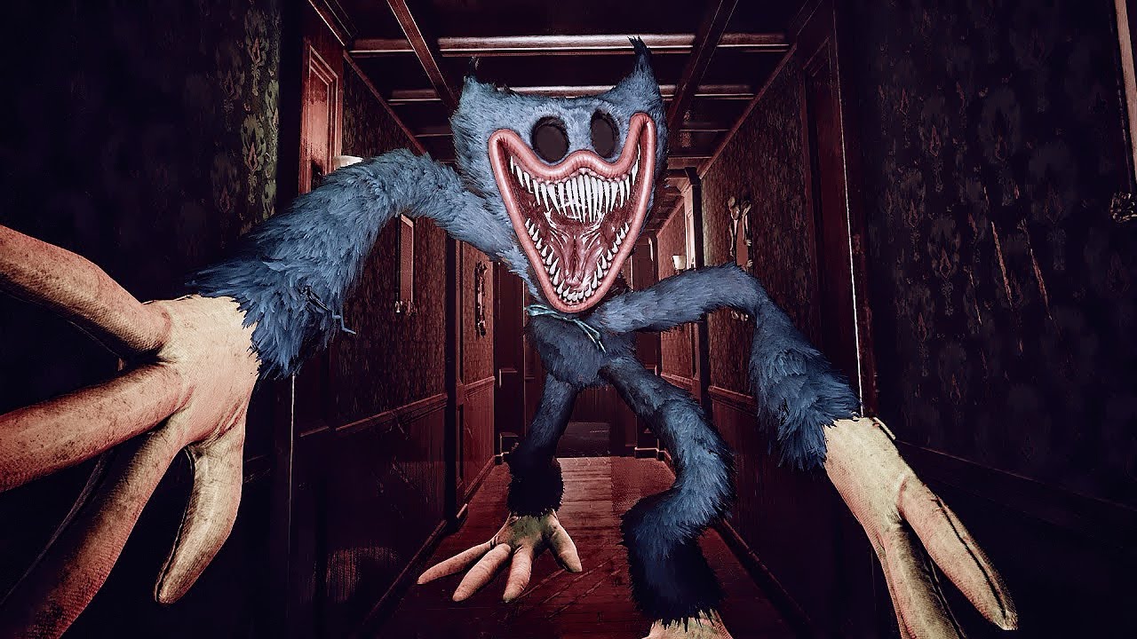 Scary Huggy Wuggy Chase Scene Poppy Playtime Chapter 3 Youtube