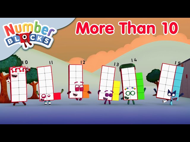 Numberblocks More Than 10 Learn To Count Videos For Kids
